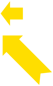 Yellow Arrow Self Adhesive Label - Marking Products