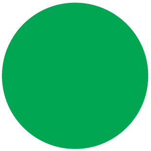 Green Dot Self Adhesive Label - Marking Products