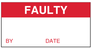 Faulty Self Adhesive Label - Quality Control